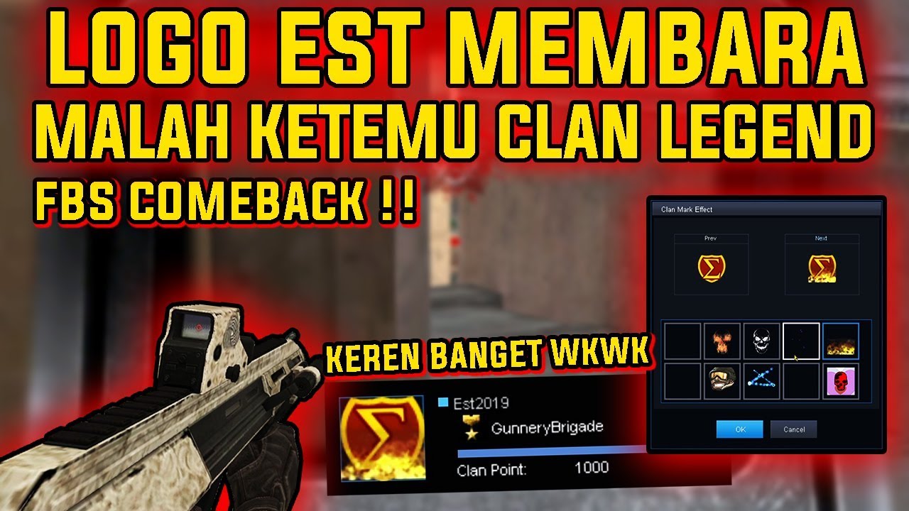 LOGO EST MEMBARA MALAH KETEMU CLAN LEGEND !! - POINT BLANK INDONESIA ...