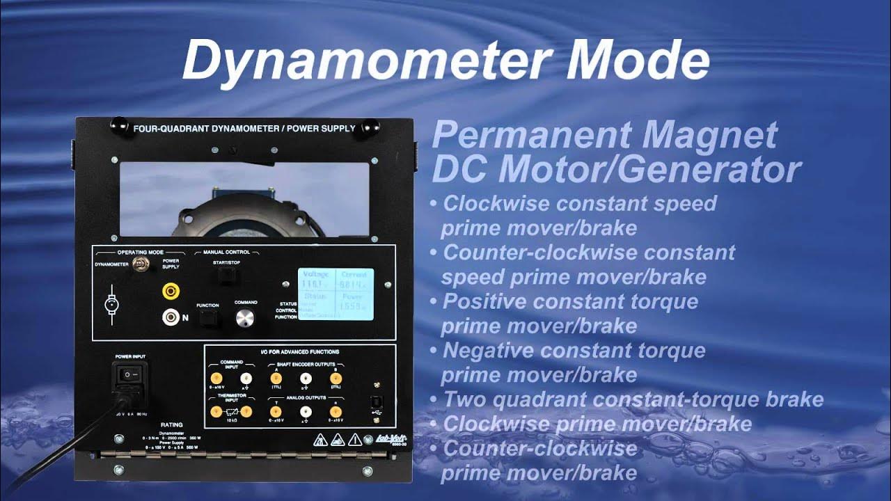 Presentation - Four Quadrant Dynamometer/Power supply – LabVolt Series ...