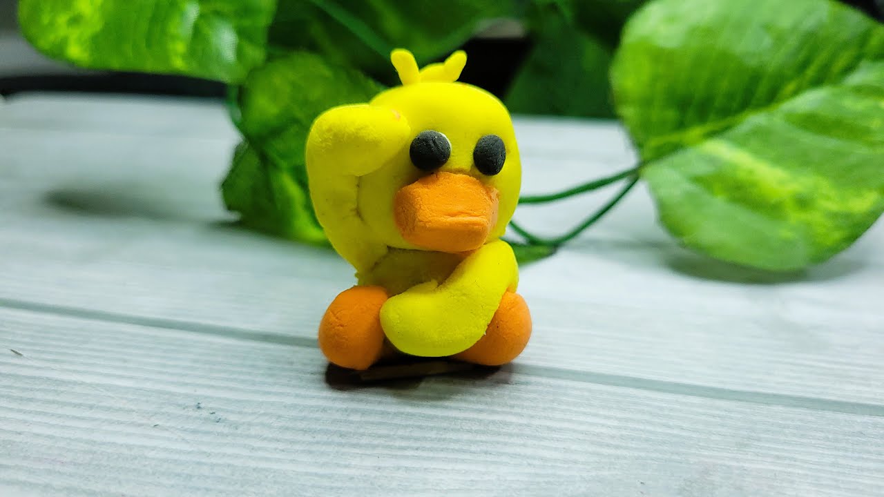 Air dry Clay Duck Tutorial | Clay Art | Clay Craft Ideas | Air Dry Clay ...