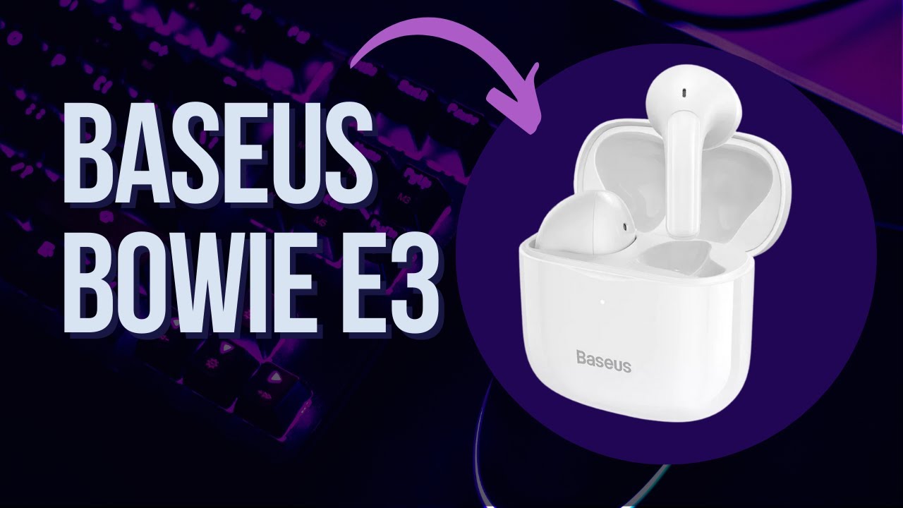 BASEUS BOWIE E3 - BASEUS VINDO COM TUDO? - YouTube