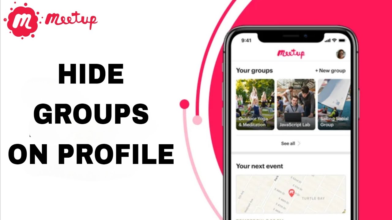 How To Hide Groups On Profile On Meetup App - YouTube