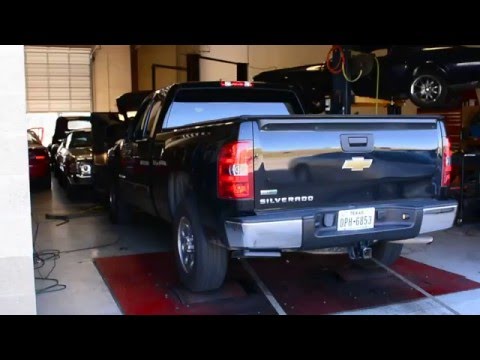 Dyno 2011 Silverado 4.8L stock - YouTube