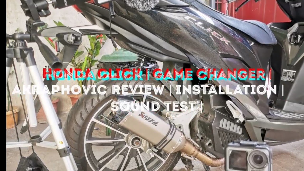 Honda Click | Game Changer | Akraphovic Review | Installation | Sound ...
