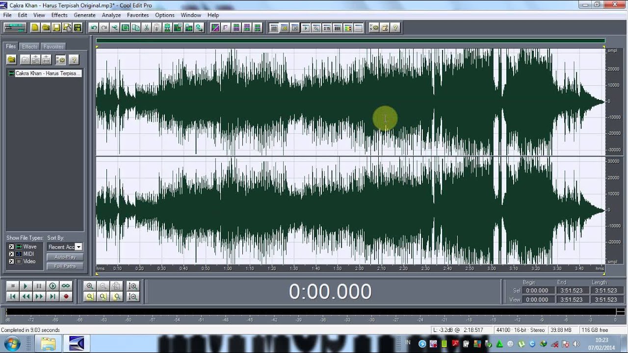 Cool Edit Pro How To Make Song Mp3 Karaoke (Tutorial) - YouTube