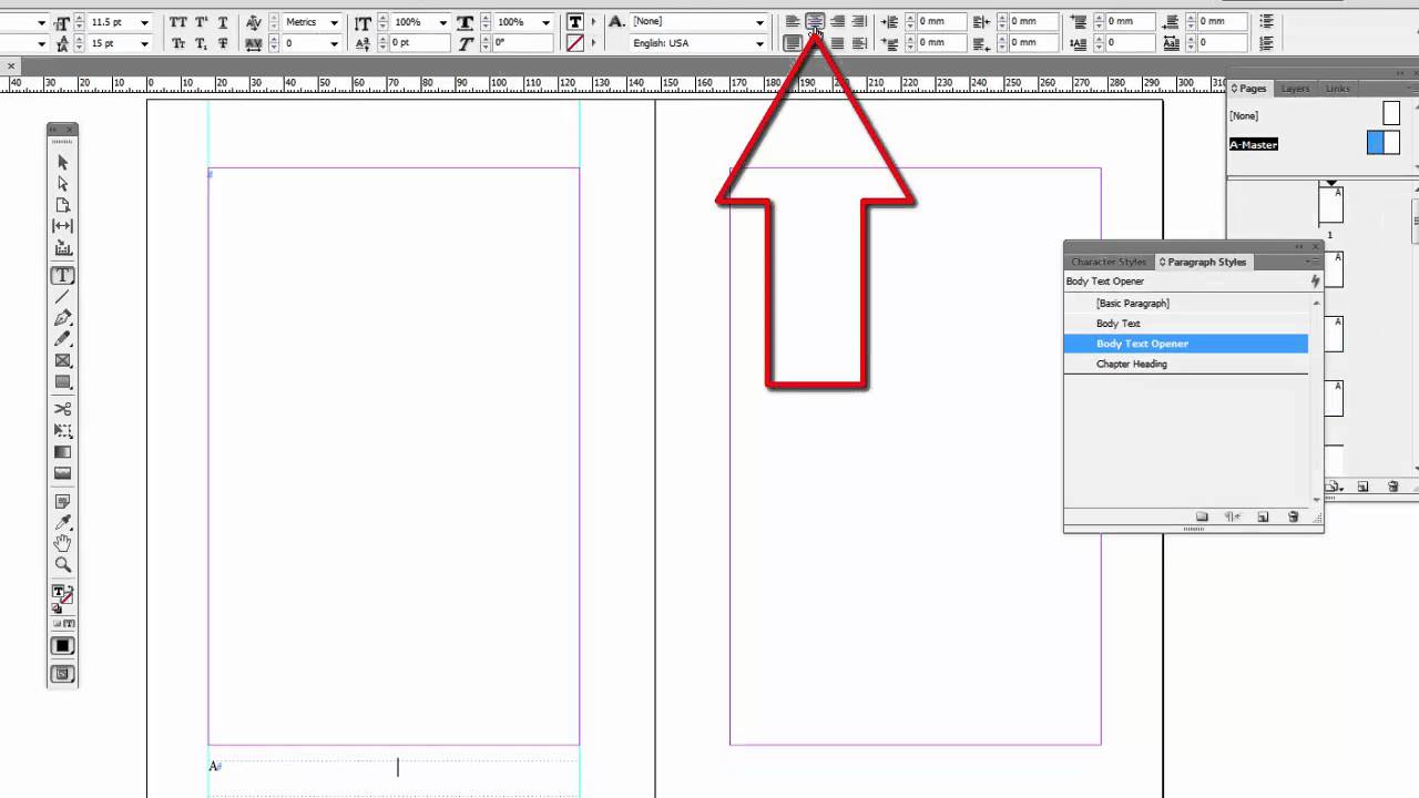 Lay Out a Print Book's Pages – PART 4: Page Numbering and Master Pages ...