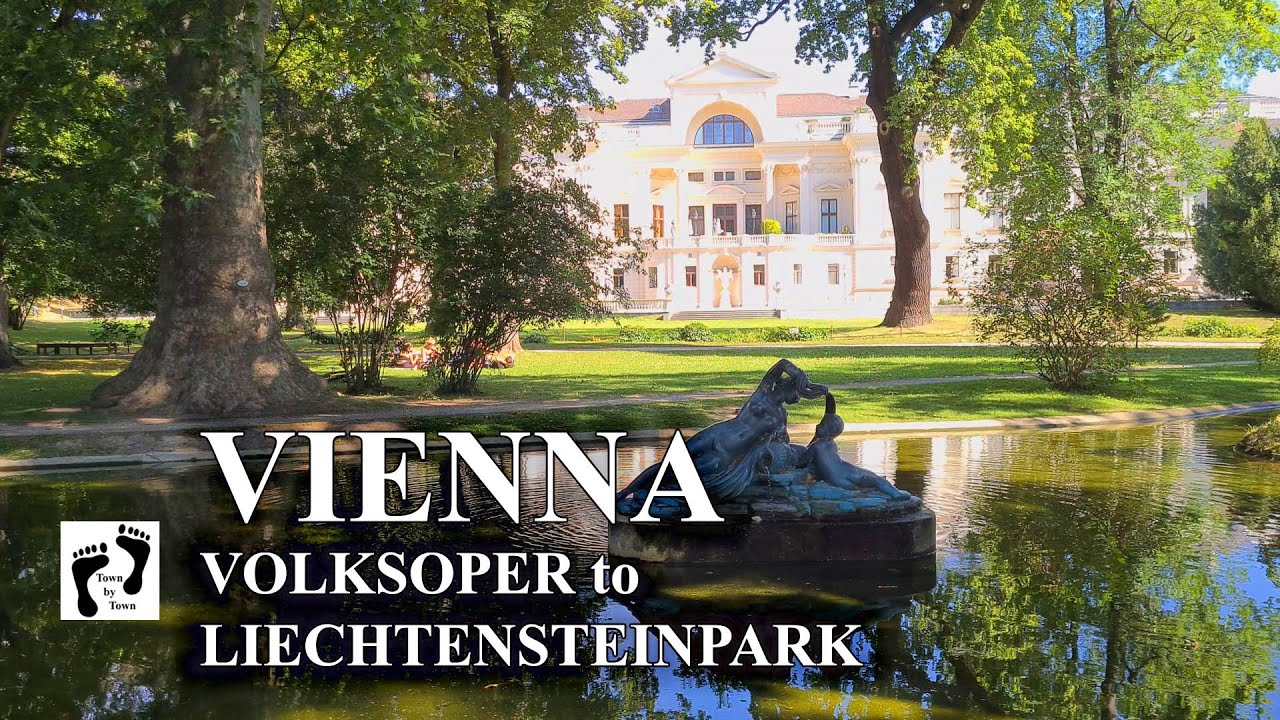Vienna Walk City Tour, Volksoper to Liechtensteinpark, 4k 60fps - YouTube