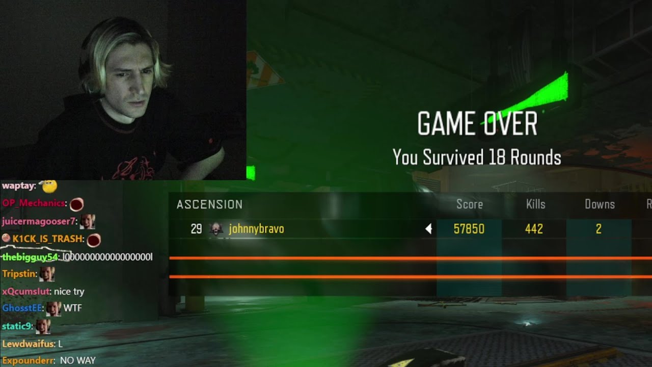 xQc is The Worst Zombies Player Ever - YouTube