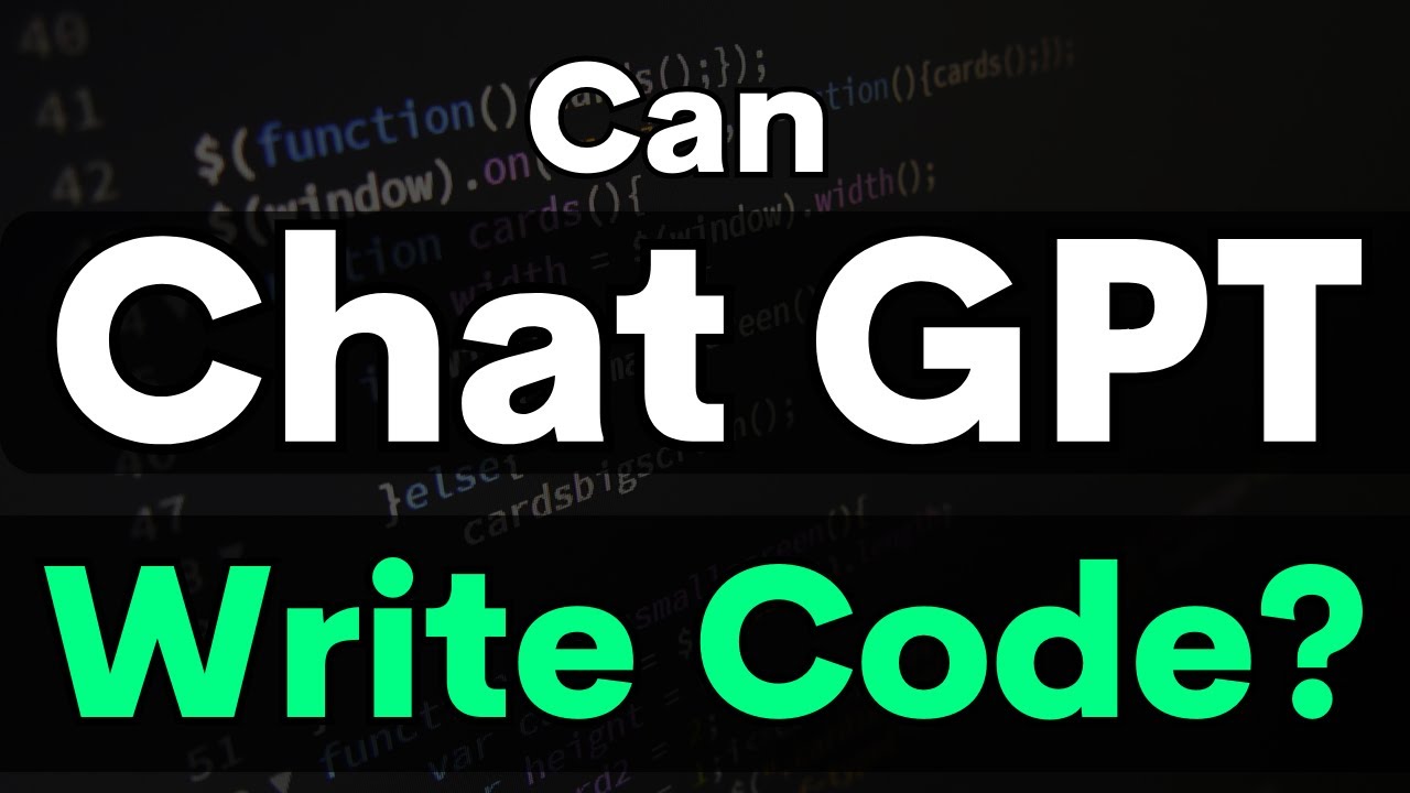 Can Chat GPT Write Code? (2023) - Review & Demo - YouTube