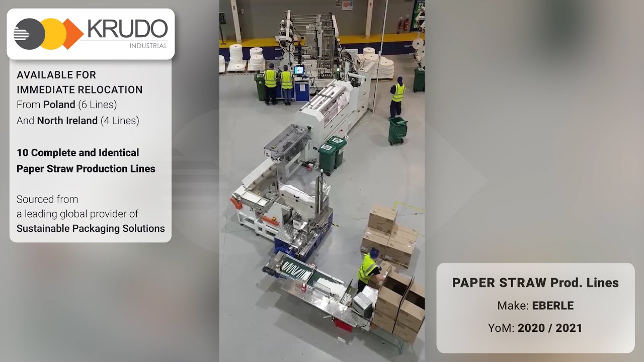 (10) High Quality Paper Straw Production Lines, YoM: 2020/2021 - YouTube