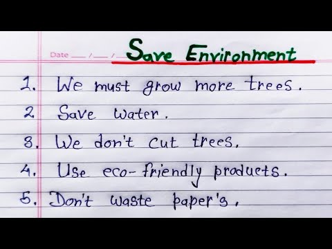 10 lines essay on save environment / Essay on save environment 10 lines ...