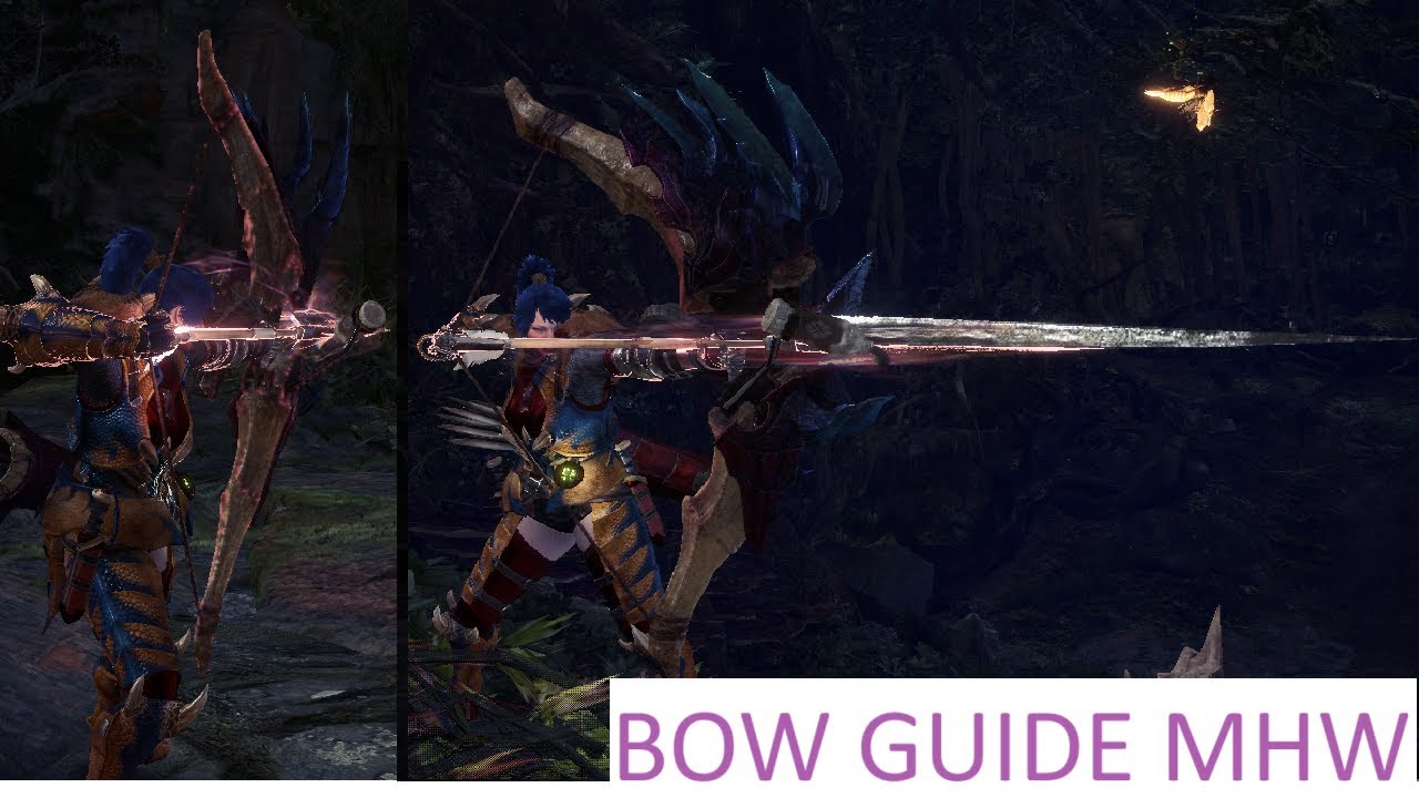 New player bow guide Monster hunter world - YouTube