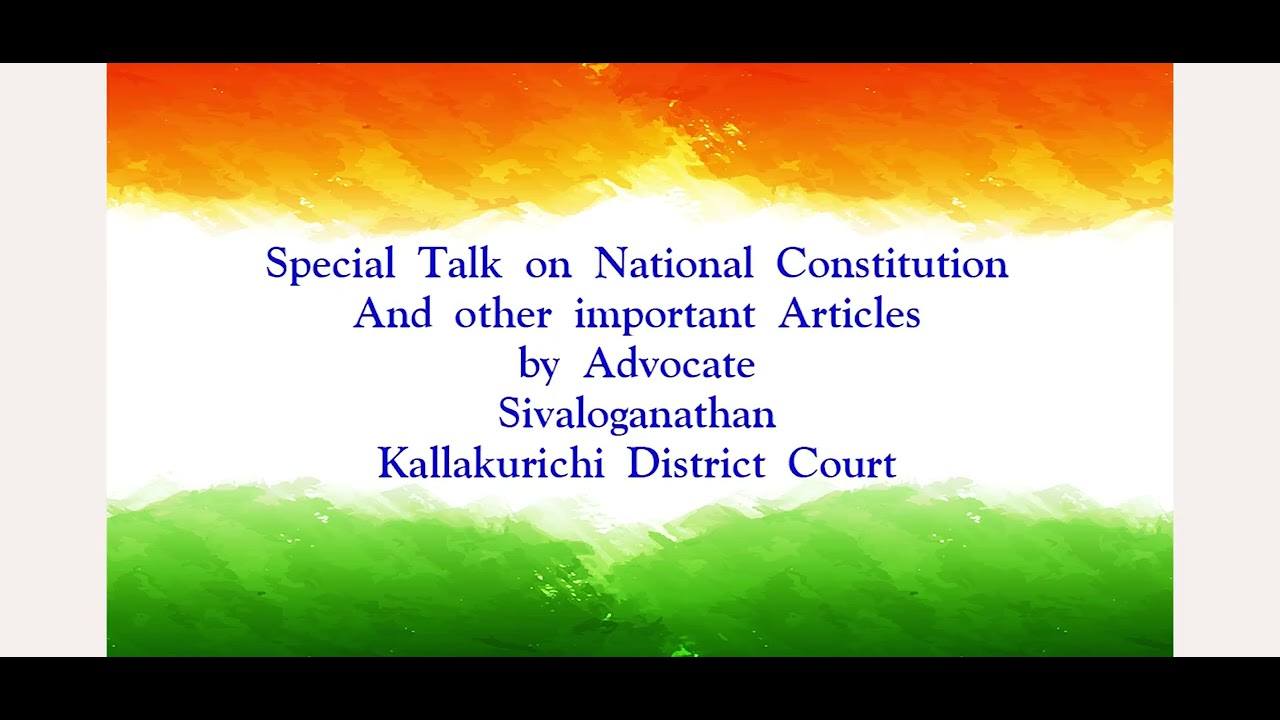 National Constitution Day 2023 - YouTube