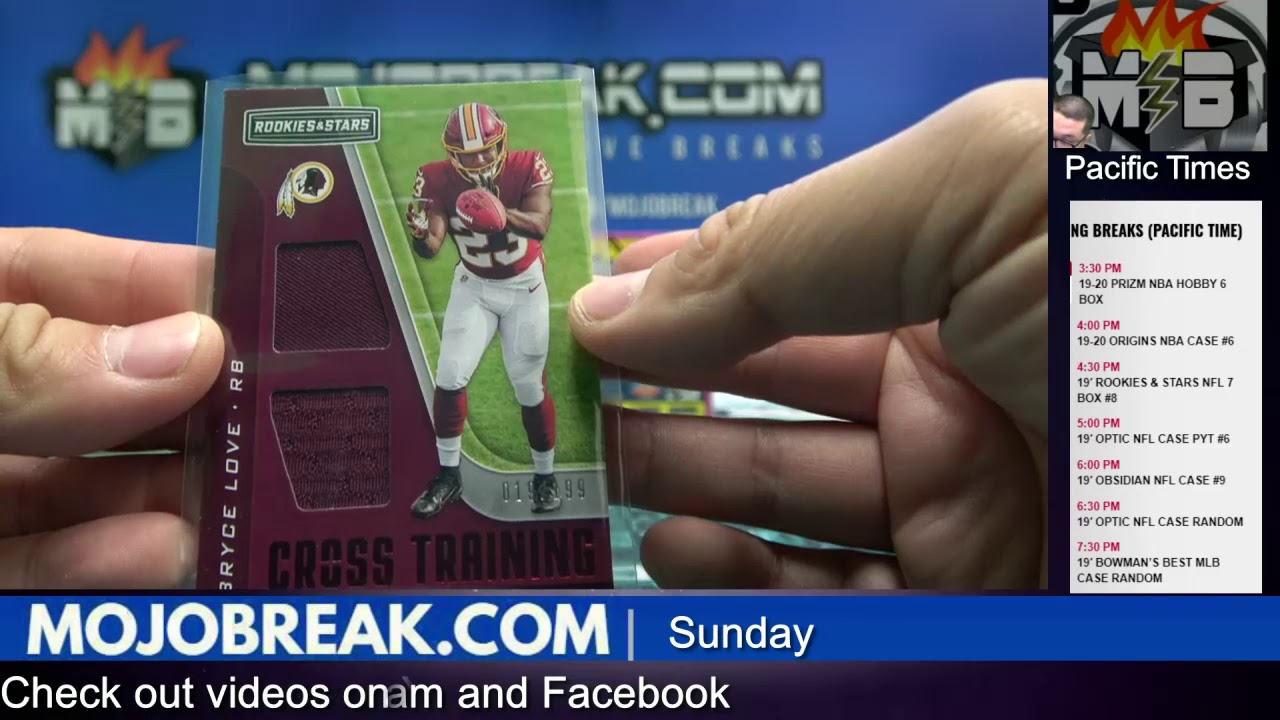 PYT #8 - 2019 Rookies & Stars Football 7 Box Break - 12.22.19 - YouTube