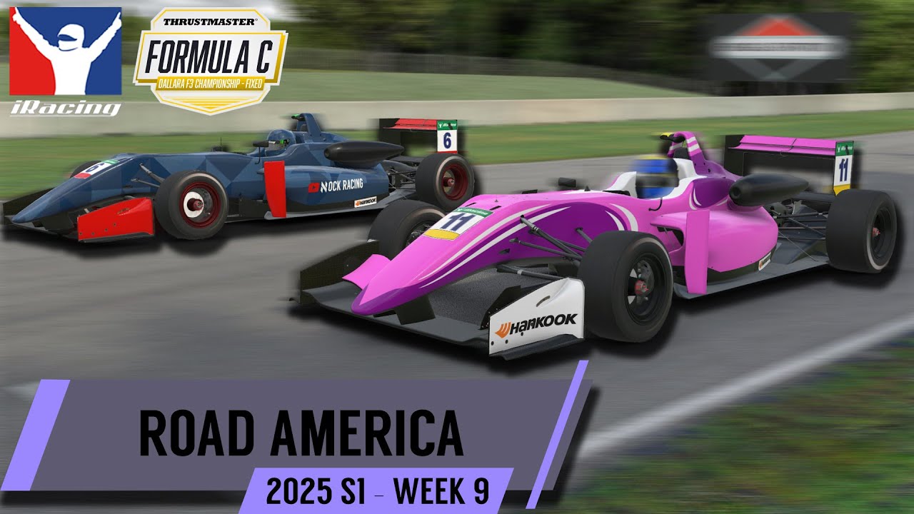 iRacing Season 1 2025, Week 9 | Thrustmaster Formula C Fixed at Road ...