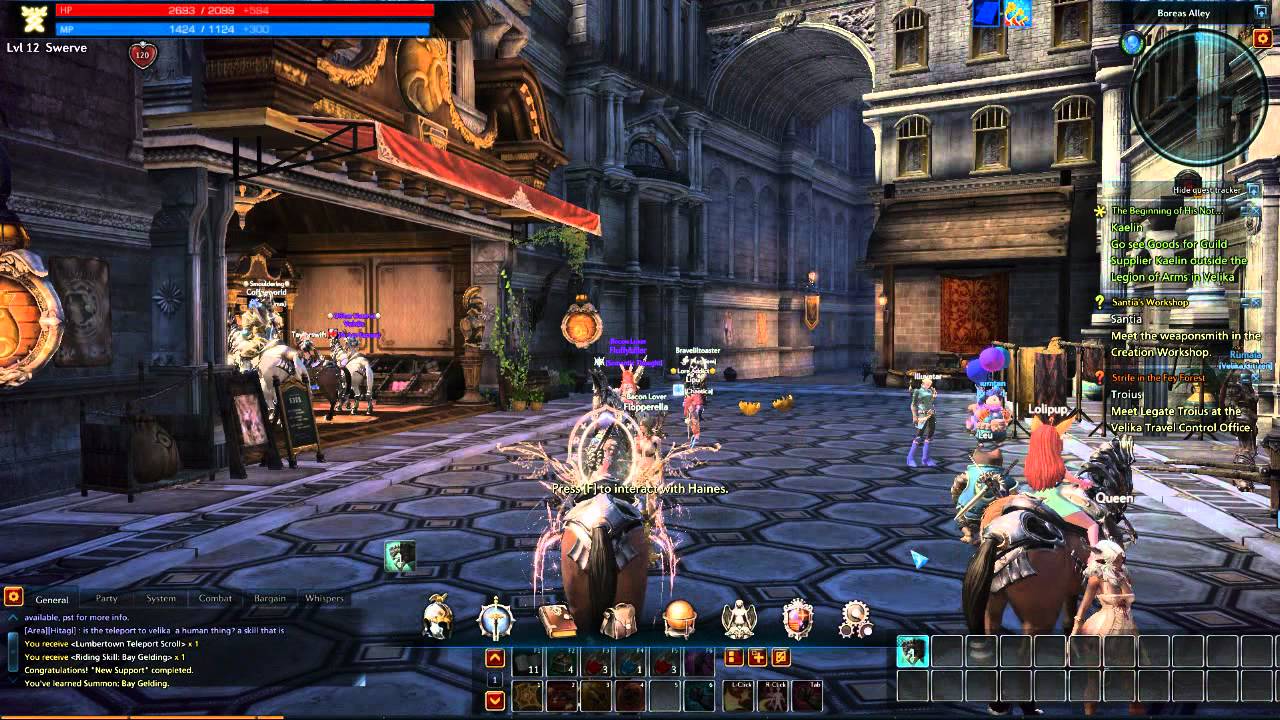 TERA Online Open Beta Gameplay - Beginning Lvl 11 Mount - YouTube