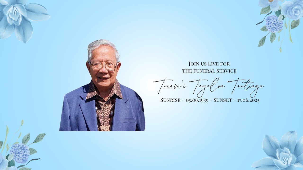 The Funeral service of Tuiavi’i Tagaloa Tautiaga - YouTube