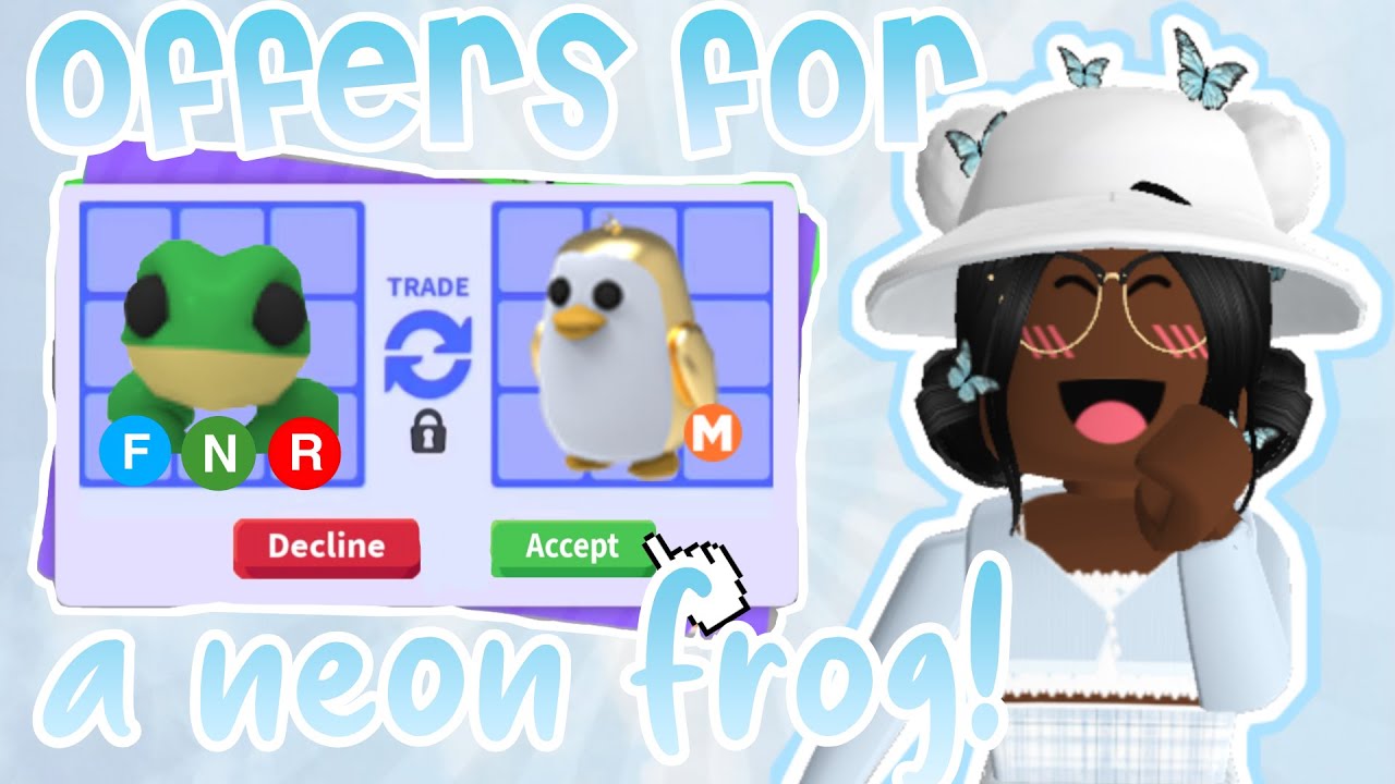 What people trade of a NEON FROG! || OceanSkii RoBloxx - YouTube