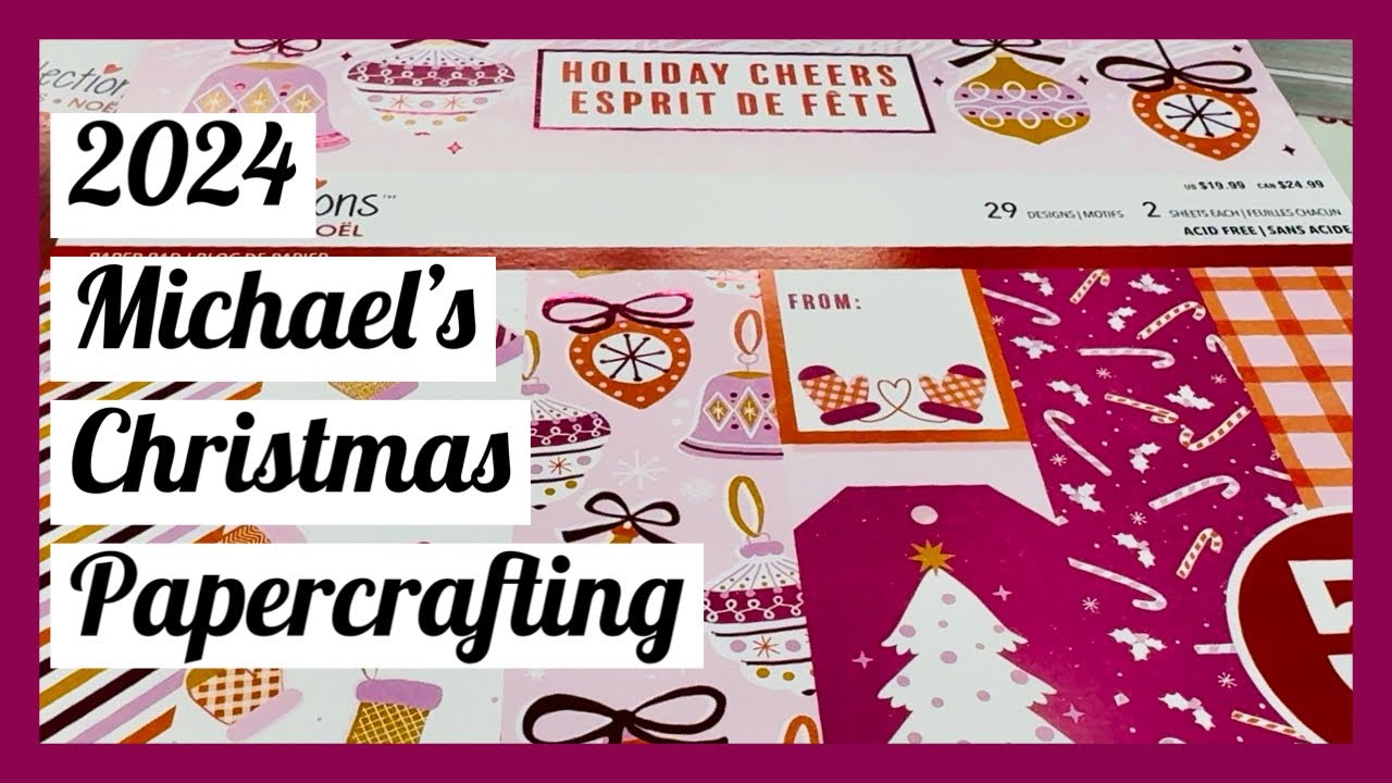 Recollections Christmas Papercrafting Items at Michael’s - 2024 - YouTube