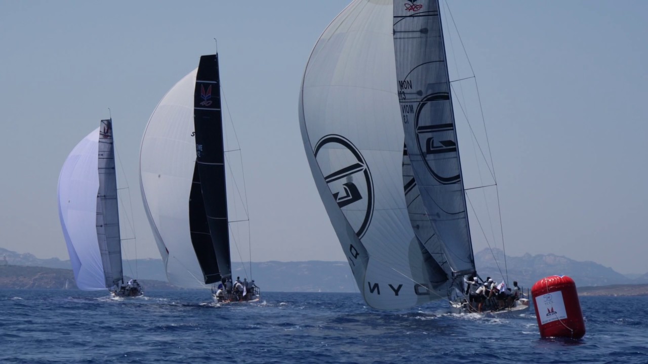 The Melges 40, Porto Cervo, Day 2 - YouTube
