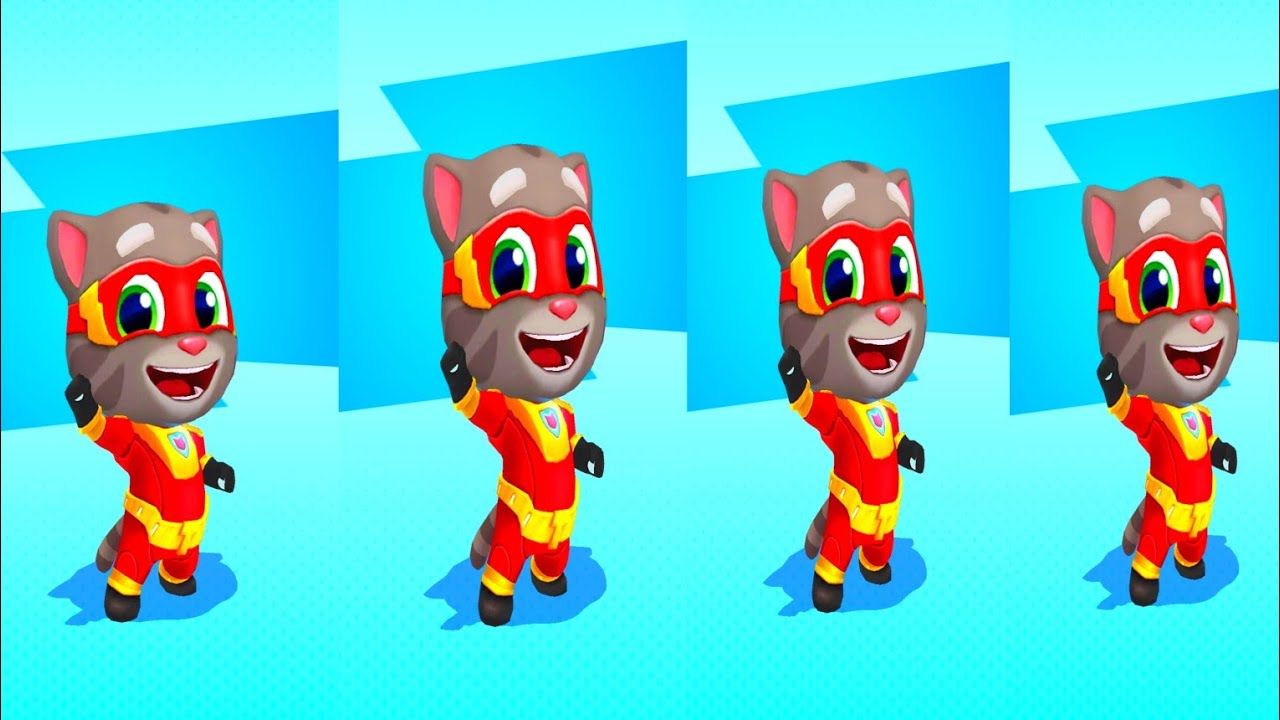 Talking Tom Hero Dash Walkthrough Gameplay Part 2 - Super Tom (iOS ...