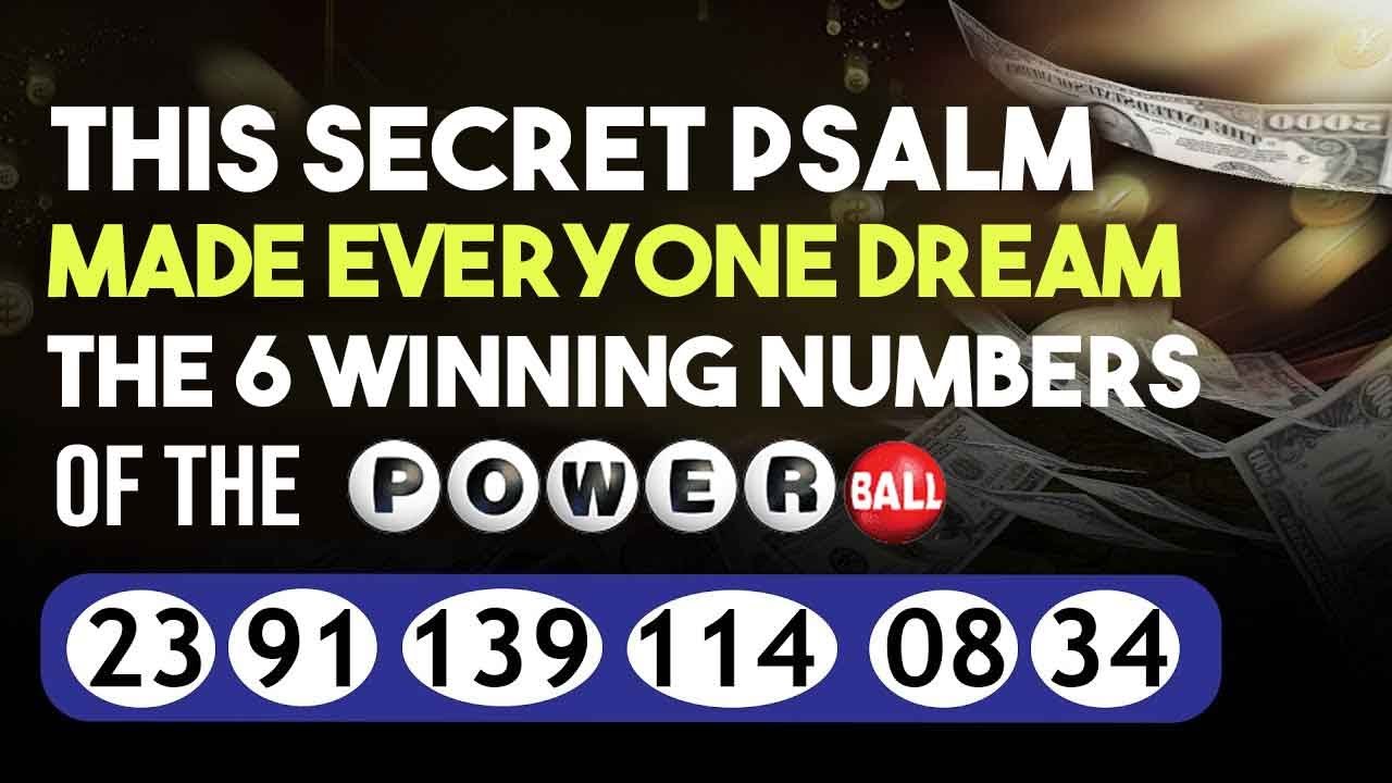 THIS SECRET Psalm MAKES EVERYONE DREAM WITH THE 6 WINNING NUMBERS of ...
