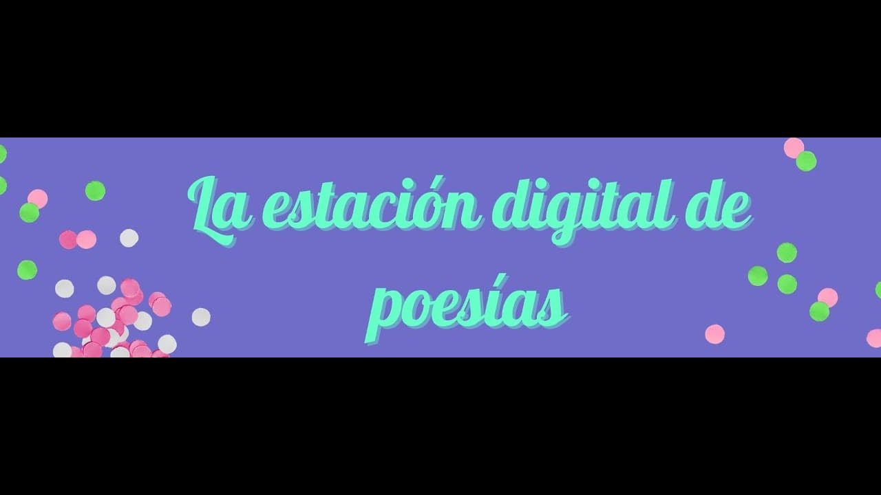 Producción de Estación Digital de la poesía - YouTube