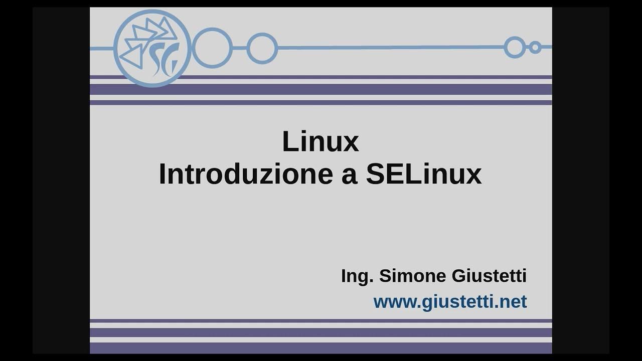 SELinux - Introduzione - YouTube