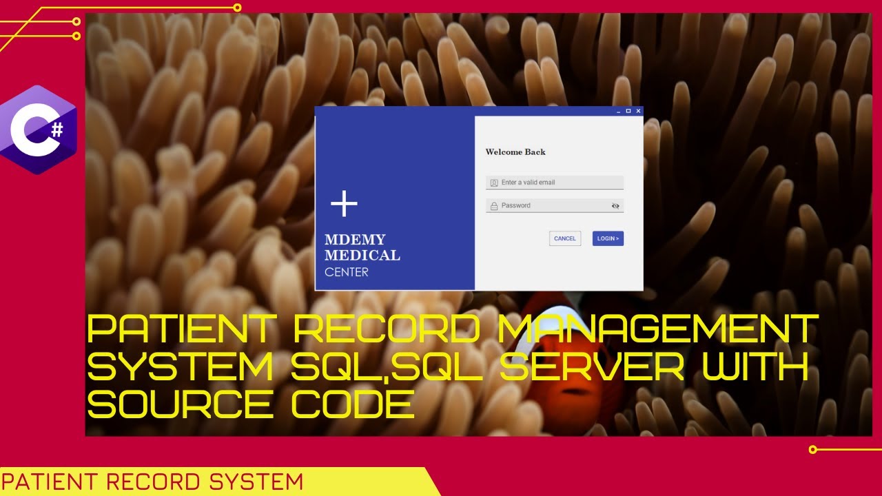 C Tutorial Full Project Patient Record Tracking Management System Sql Server With Source