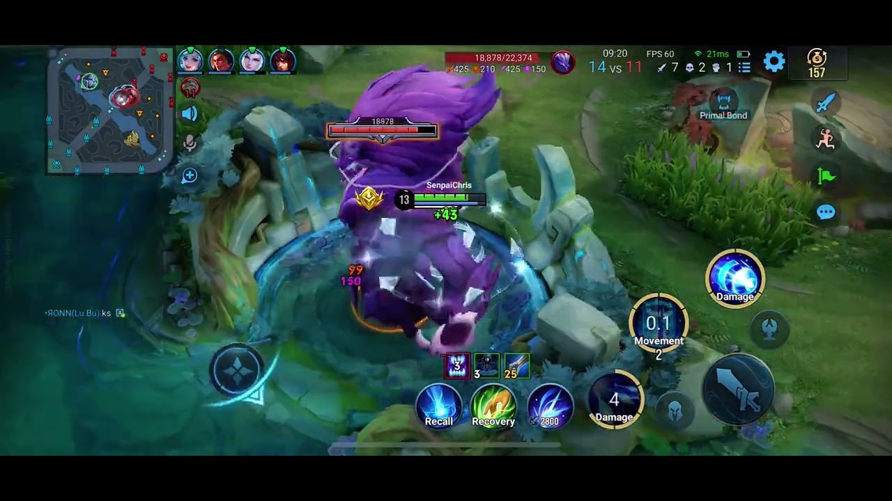 HOK Kongming Gameplay. Grandmaster Tier. 20 Stars. - YouTube