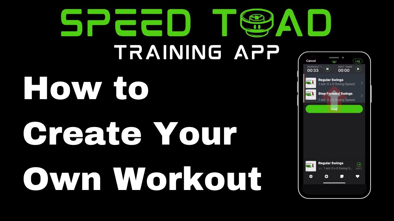 How to Create Your Own Workout Tutorial: Speed Toad Speed Training App ...