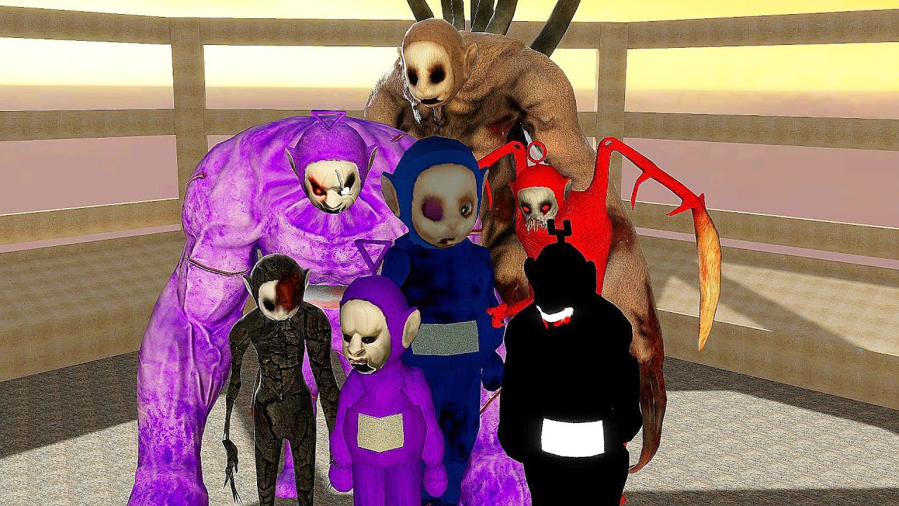 🏛️MEGA ARENA ALL SLENDYTUBBIES NEW TELETUBBIES BOSSES AND FAMILY ...