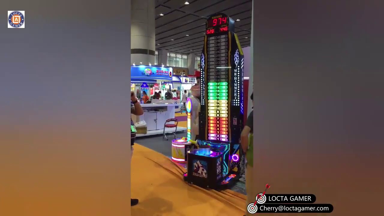 China Supplier Super Hammer High Striker Arcade Redemption Game Machine ...