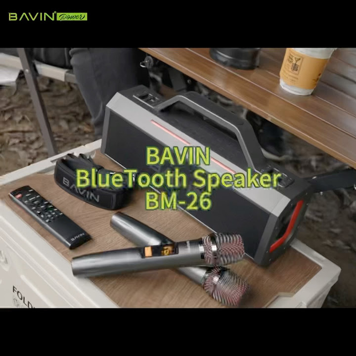 Introducing the BAVIN BM-26 – Your Ultimate Outdoor Bluetooth Speaker! #bavin - YouTube