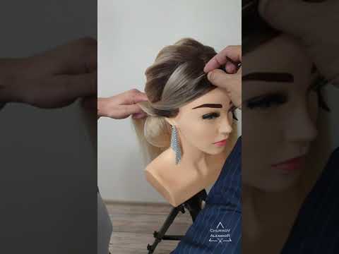 Создание #прически в технике жгутов