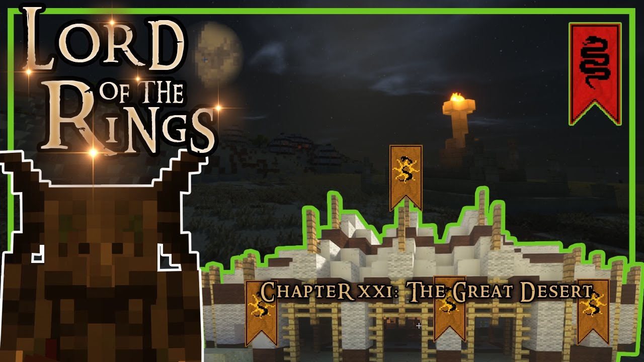 Minecraft Lord Of The Rings #21 : The Great Desert 🌵 - YouTube