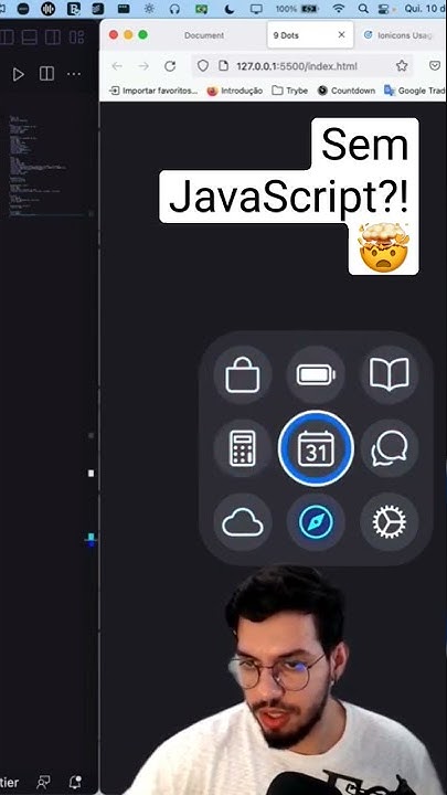 Menu animado com apenas HTML e CSS - YouTube