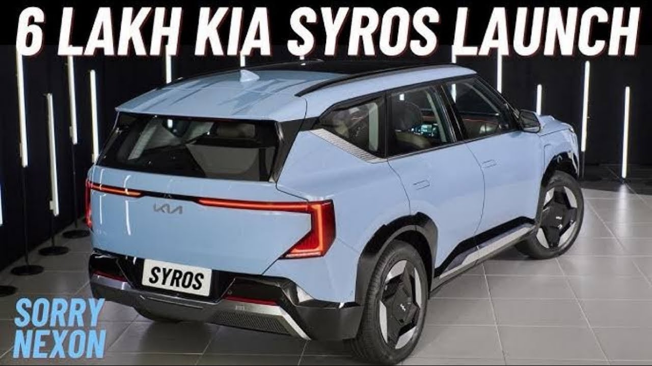 New Kia Syros HTK Base Model 2025 SUV- All Features, Price, Interiors ...