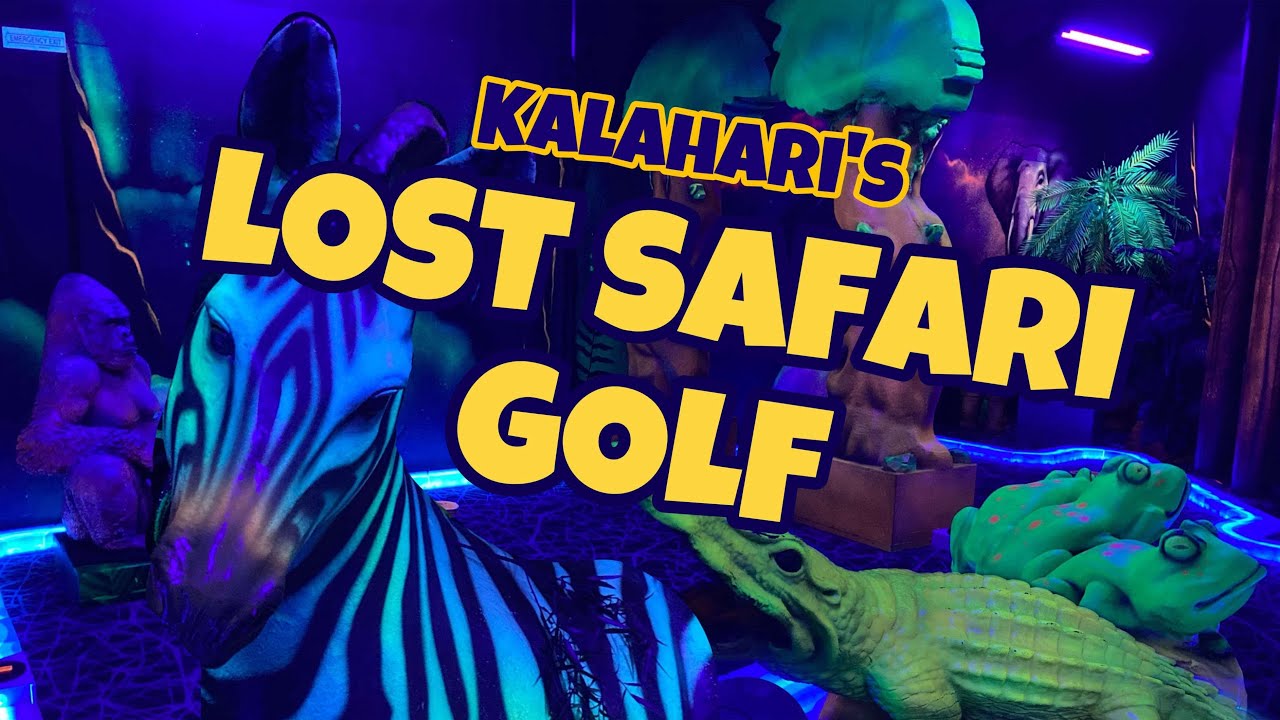 Lost Safari Mini Golf at Kalahari Resort Poconos - YouTube