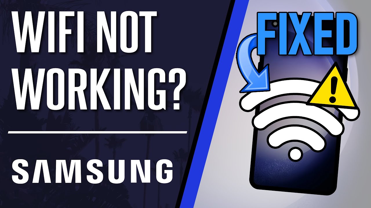 No WiFi? How to FIX WiFi Not Working on Samsung Phone - YouTube