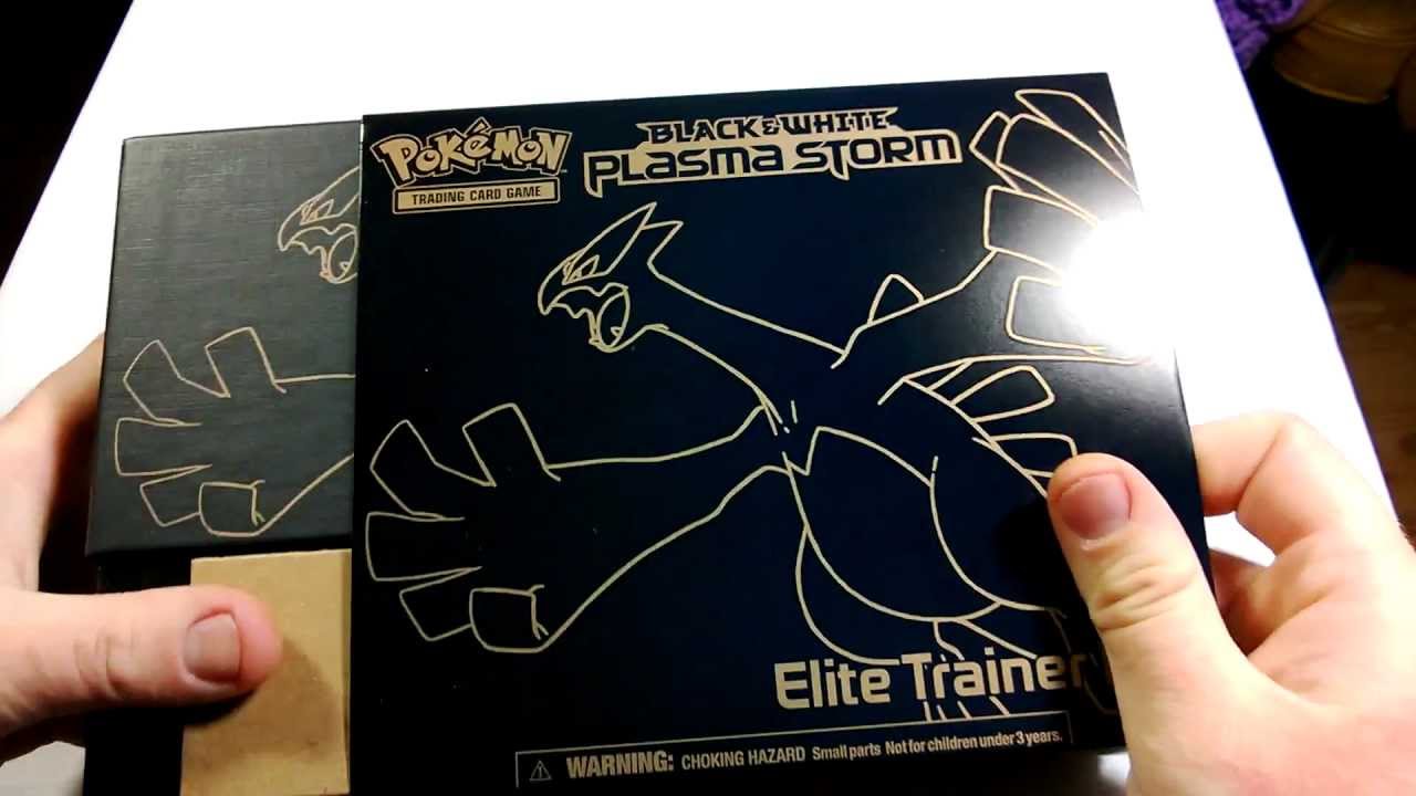 Pokemon Plasma Storm Elite Trainer Box Opening - YouTube