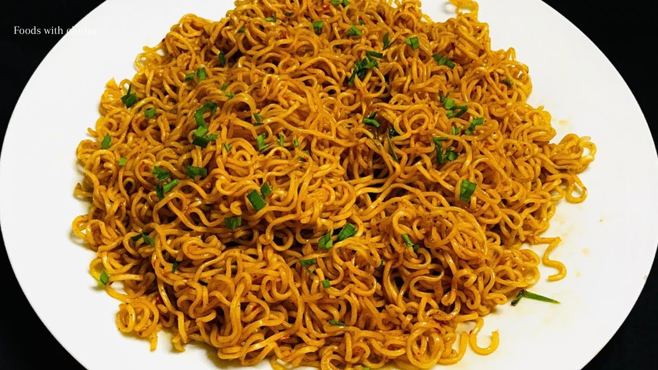 chilli garlic maggi recipe ️| korean style maggi recipe | spicy noodles ...