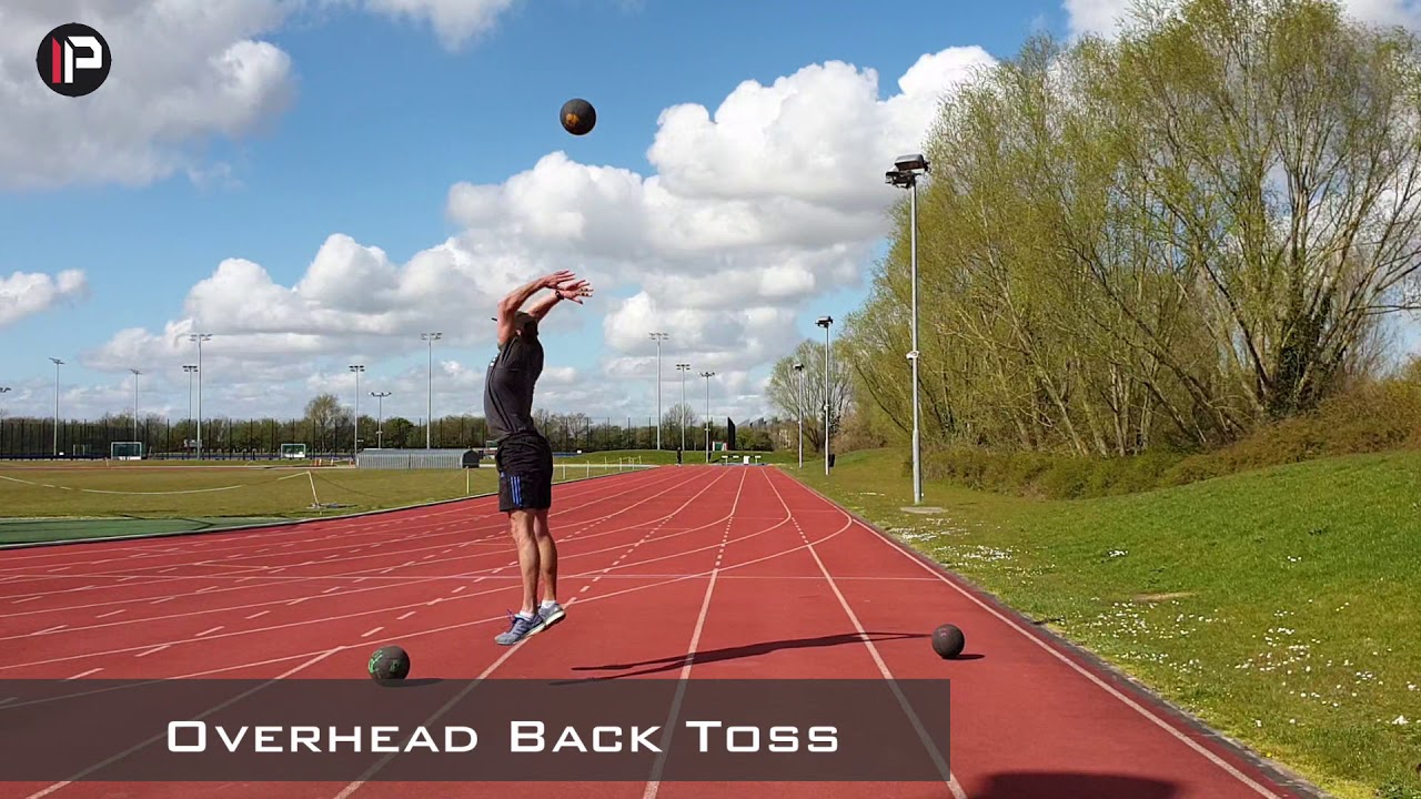 Medball Overhead Back Toss Smooth - YouTube