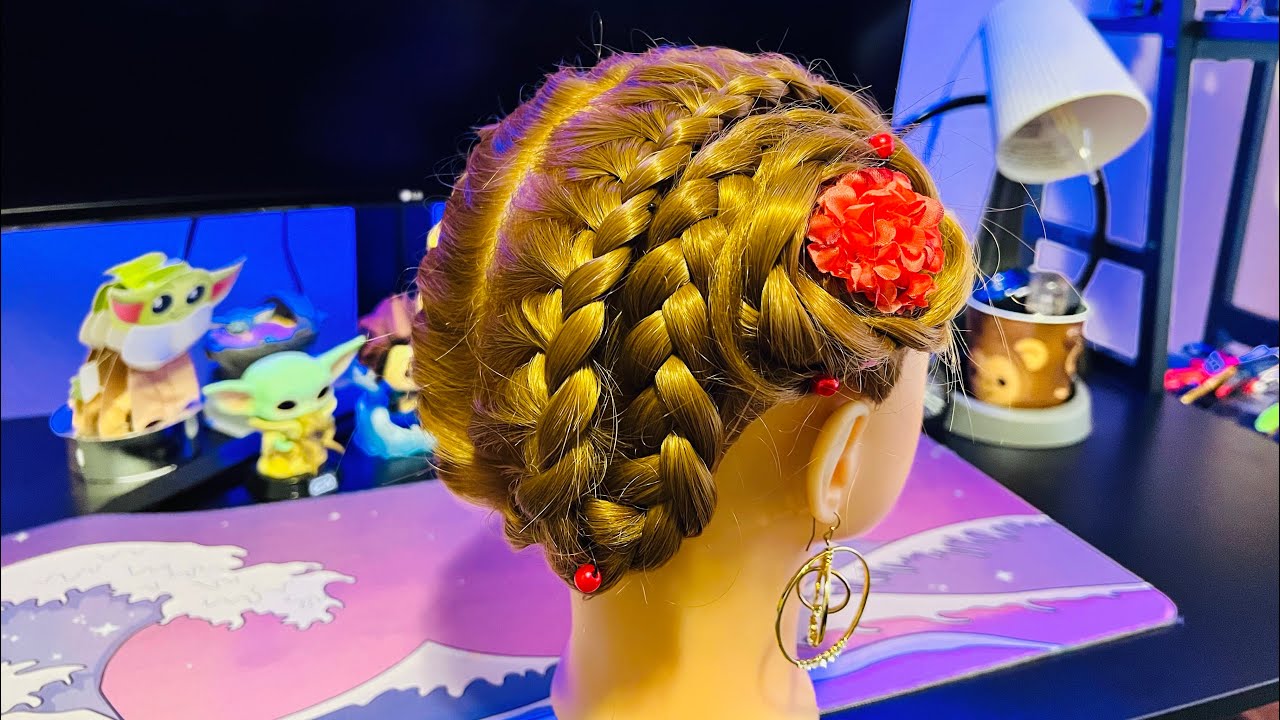 ASMR INSPIRED PRINCESS 👸🏼 LEAH HAIRSTYLE FROM STAR WAR/ HAIR BRUSHING ...