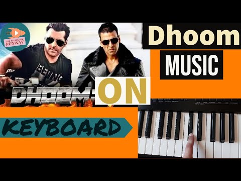 Dhoom Music || easy tutorial On Keyboard  ||