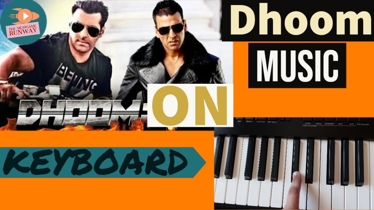 Dhoom Music || easy tutorial On Keyboard || - YouTube