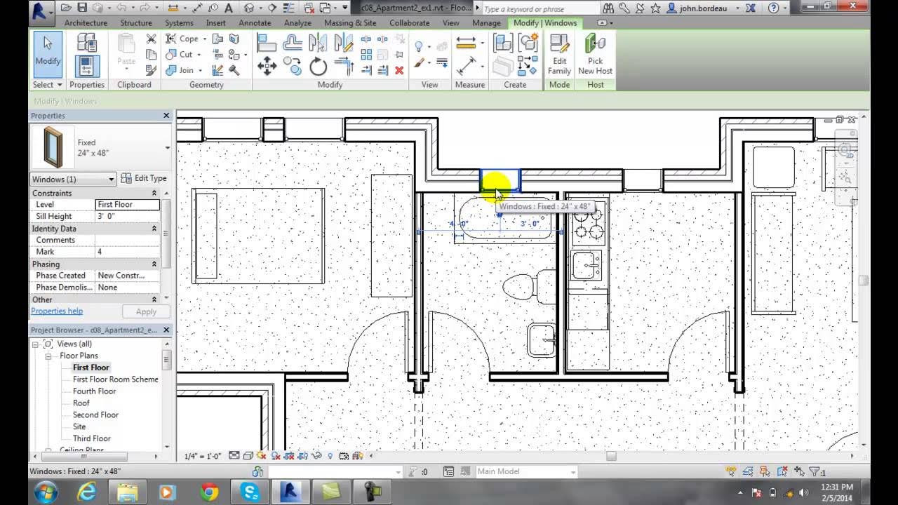 Revit 05-05 Using the Select All Instances Option - YouTube