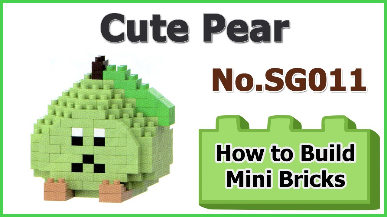 How to Build Mini Blocks Pear SG011 Review Instructions Specifications ...