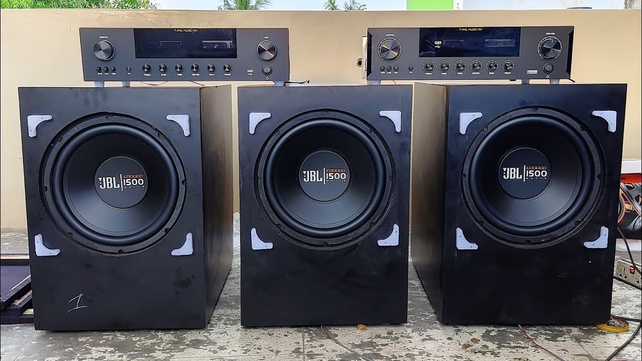 5.1 Power amplifier / 3 different subwoofer box testing - YouTube