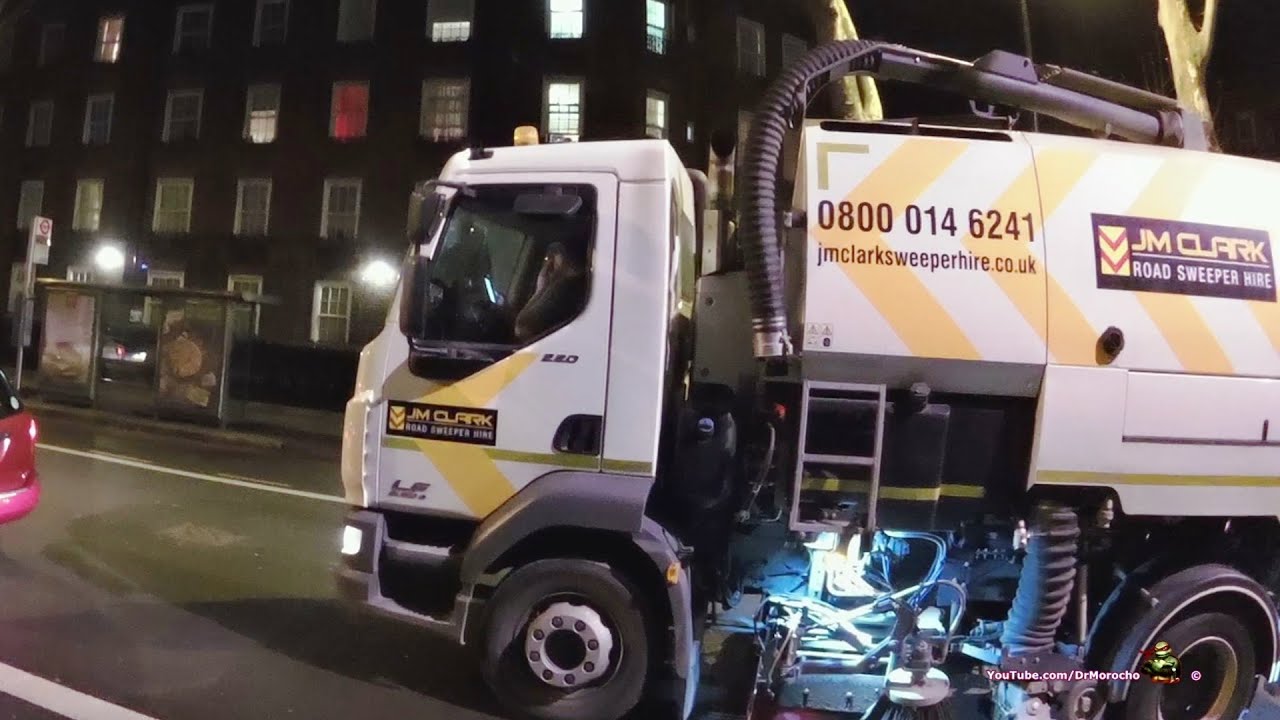 JM Clark Road Sweeper Hire Truck On The Phone @jmclarksweepers - YouTube