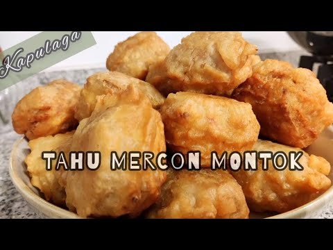 Tahu Mercon Montok Terenak | Indonesian Snack : Deep Fried Spicy Tofu ...